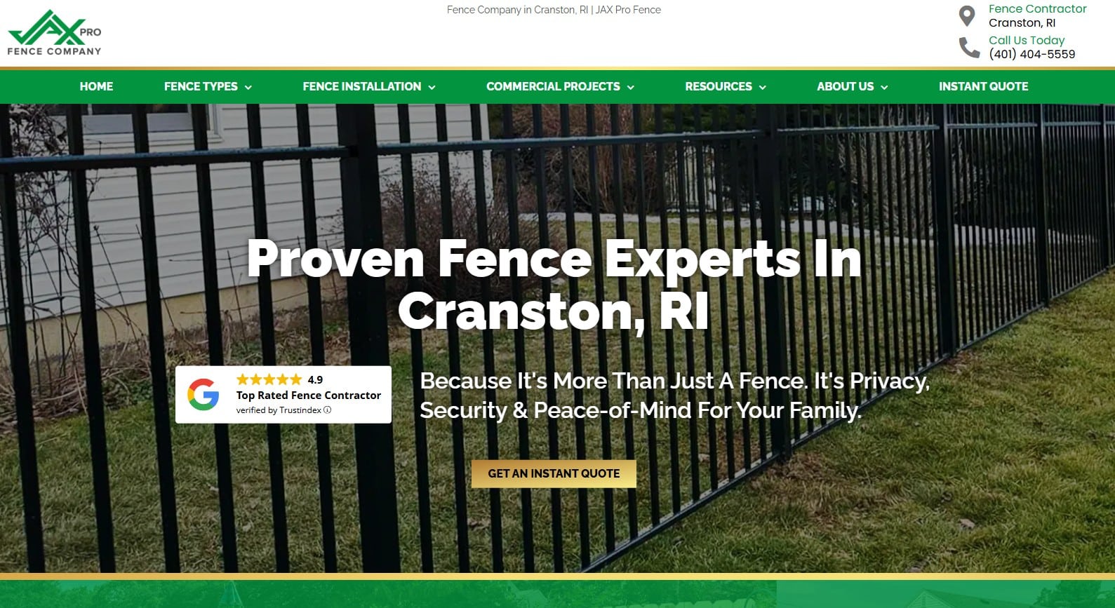Cranston Fence Company & Installation | JAX Pro Fence